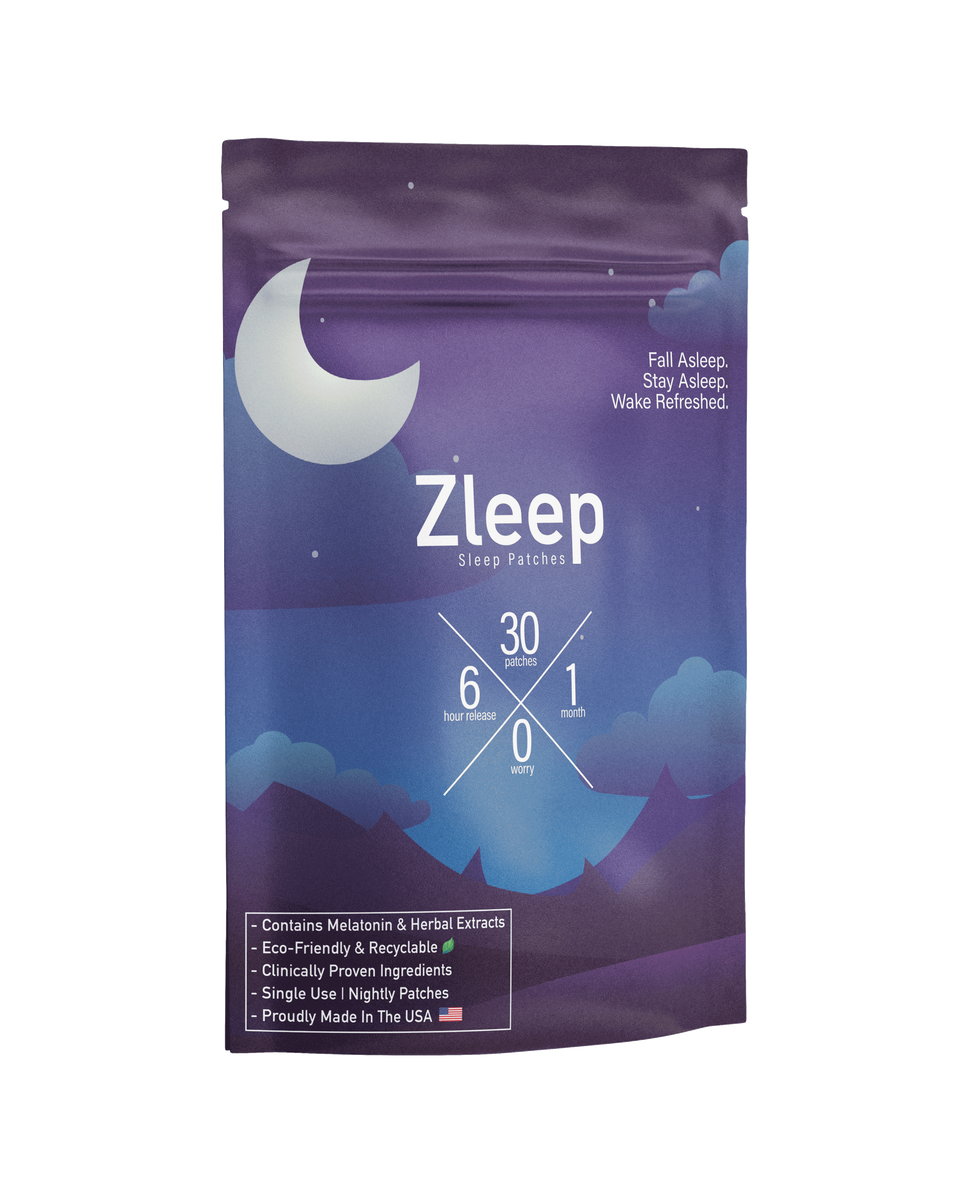 Zleep Sleep Patches with Melatonin | Increase Restful Sleep, Reduce Sl ...